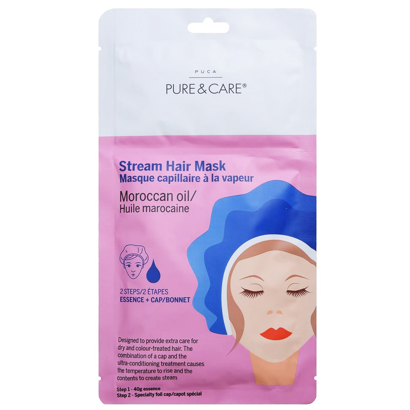 2 Step Steam Hair Mask Moroccan Argan Oil - Reinfann