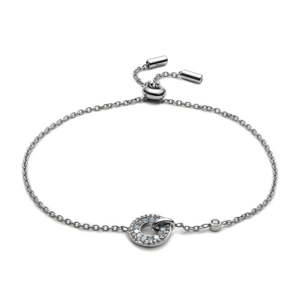 Blue Mosaic Disc Armband Stál - Reinfann