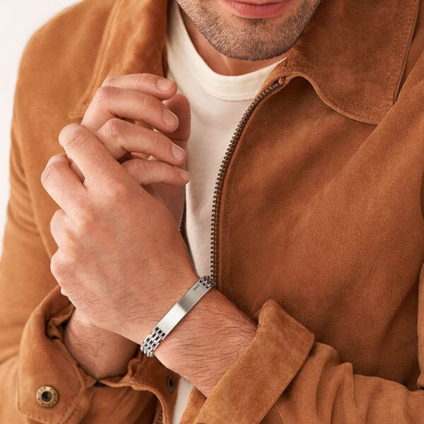 Stainless Steel Chain Armband Stál - Reinfann