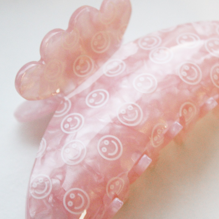 Asta Hárklemma Smiley Ljósareytt - Reinfann