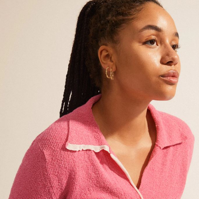 Solidarity Bubbles Hoops Oyraringar Large Gylt - Reinfann