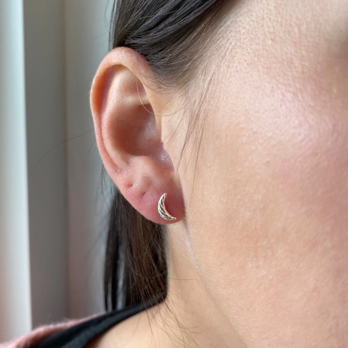 Suki Moon Oyraringar Silvur - Reinfann