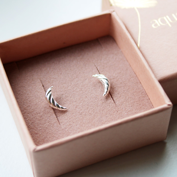 Suki Moon Oyraringar Silvur - Reinfann