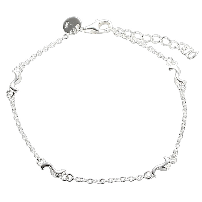 Rhumba Simple Armband Silvur - Reinfann