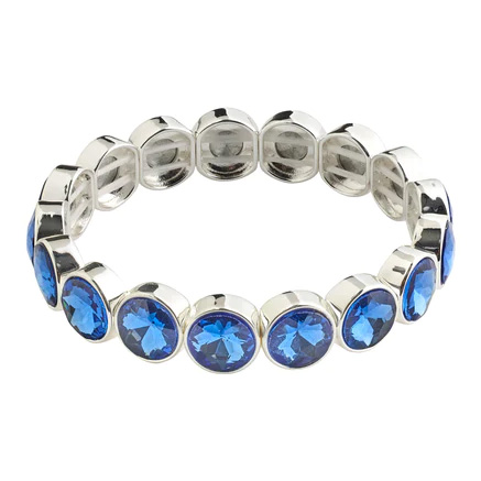 Callie Blue Armband Silvrað - Reinfann