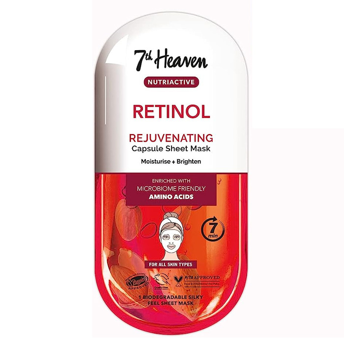 7th Heaven Capsule Sheet Mask Rejuvenating Retinol - Reinfann