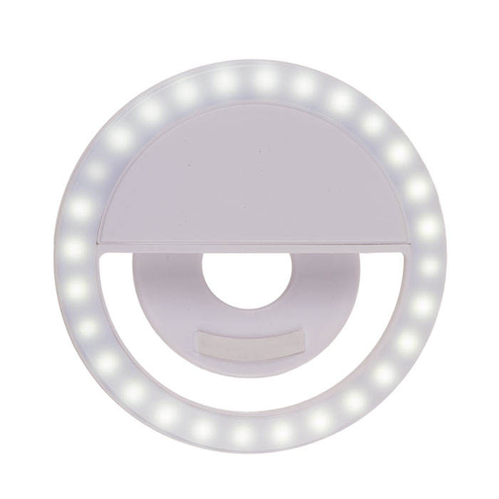 Selfie LED Ljós, Kann løðast við USB - Reinfann