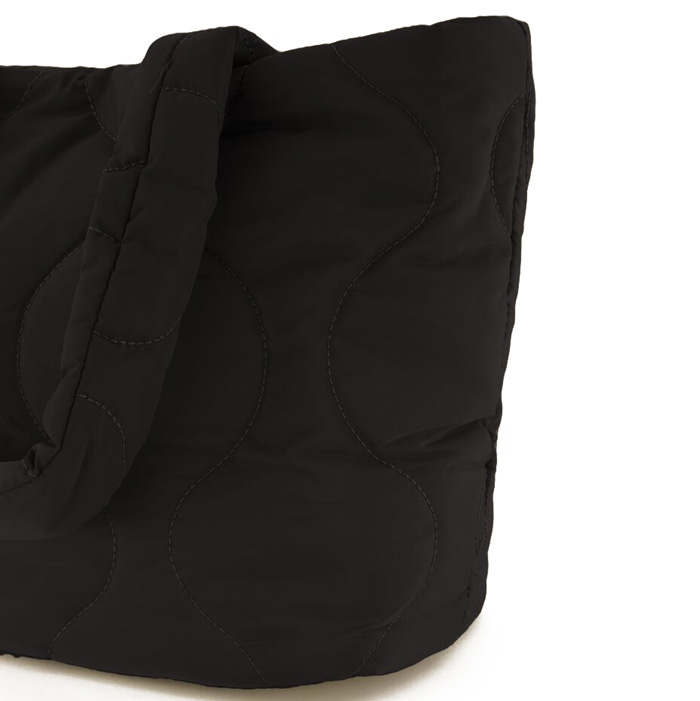 Padded Tote Shopper Taska Black - Reinfann