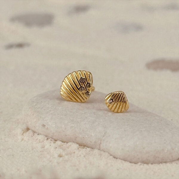 Shelly Small Oyraringar Gylt Silvur - Reinfann