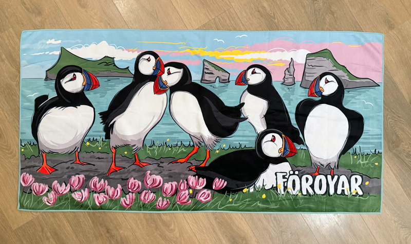 Baðihandklæði Lundi 70x140cm - Reinfann